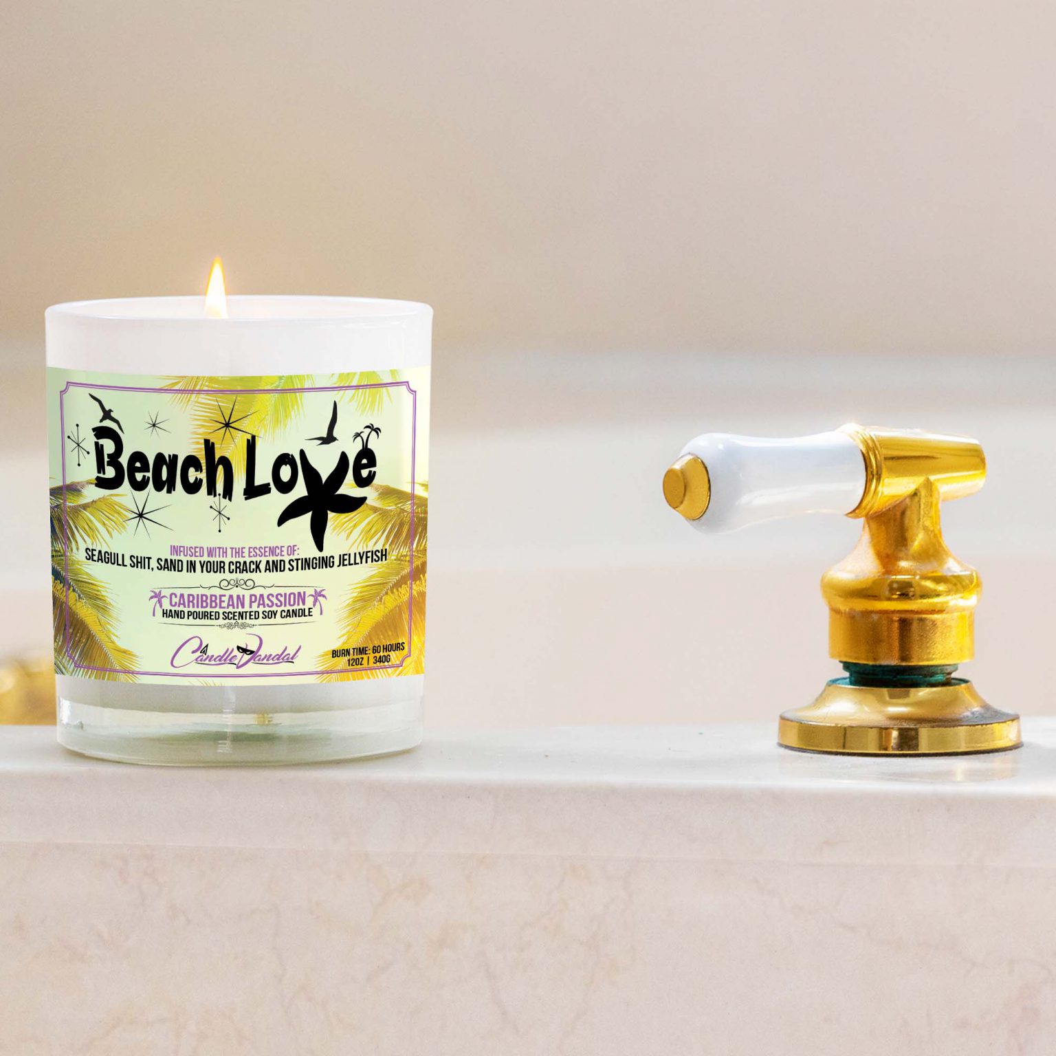 Beach Love Candle | Beach and Tropical Candles